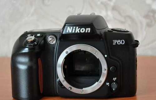Плёночный фотоаппарат Nikon F60 + 50mm f1.8