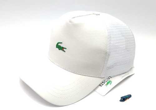 Бейсболка кепка Lacoste (белый) сетка
