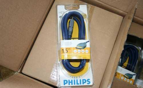Кабель hdmi Phillips 1.5 м с позолоч. контактами