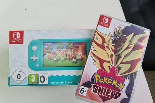 Nintendo Switch Lite + Pokémon Shield