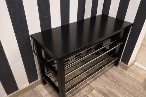 Скамья с полкой для обуви IKEA Чусиг 81х50см