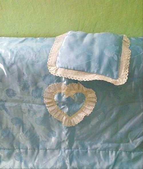 Одеяльце/уголок с подушкой детское