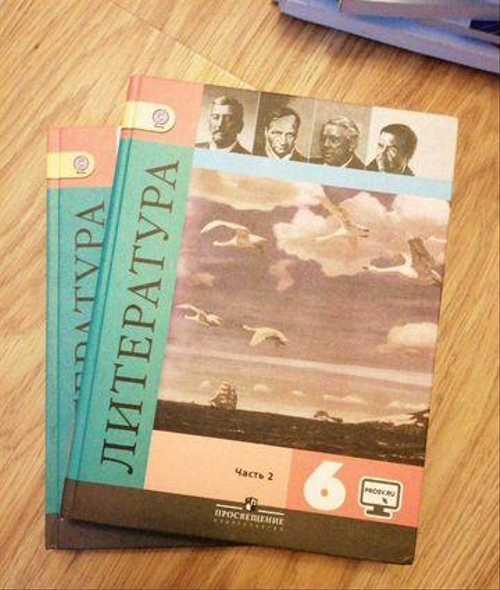 Учебник литературы за 6 класс, 1 и 2 части Вся Россия | Товары для хобби | Festima.Ru ...