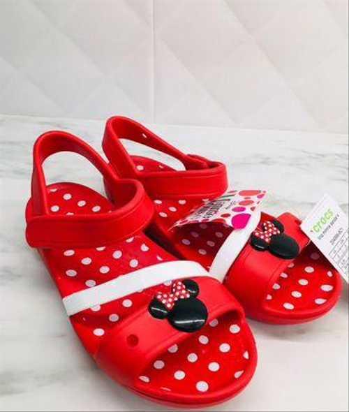 Crocs Lina Minnie Mouse Disney сандалии новые