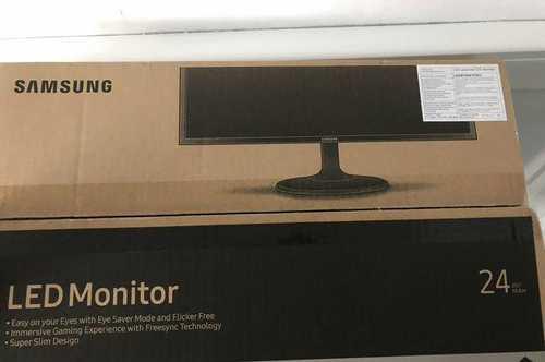 Монитор SAMSUNG S24F350FHI 23.5", черный