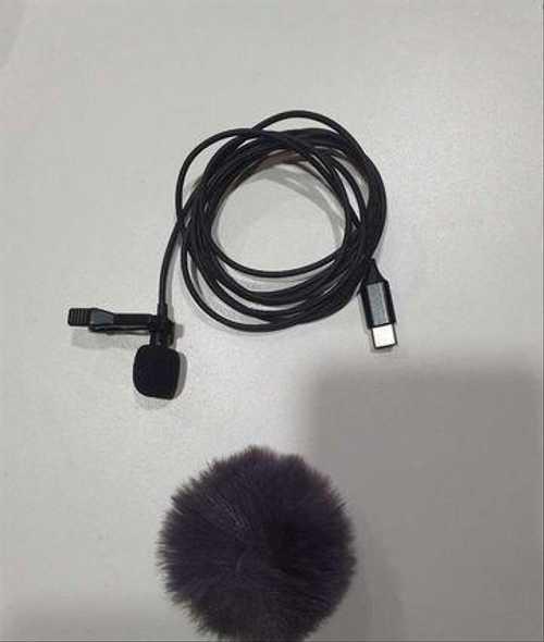 Микрофон петличка с type-c