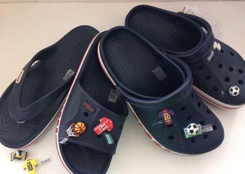 Crocs новые bayaband slide flip clog