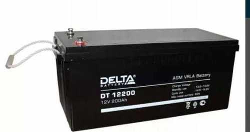 DT 12200 аккумулятор 200ач 12В delta