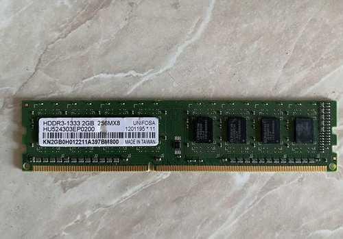 Оперативная память Unifosa 2GB DDR3