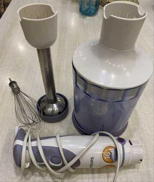 Блендер philips hr 16, насадки, чаша-измельчитель