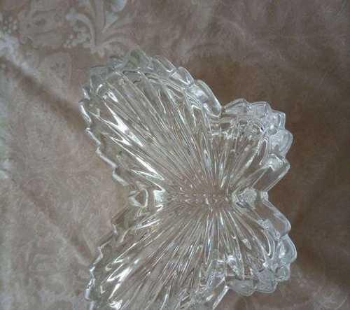 Шкатулка хрусталь бабочка