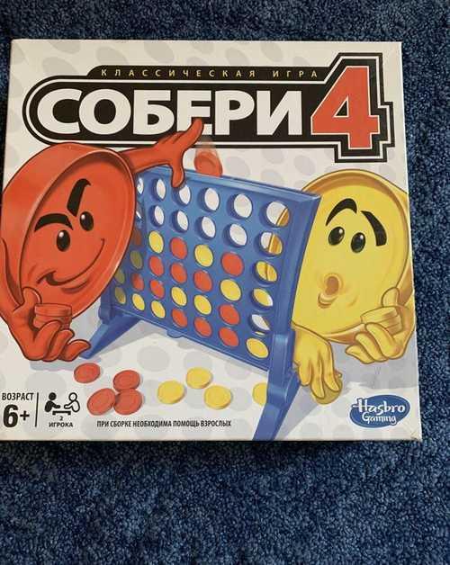 Настольная игра «Собери 4» от Hasbro