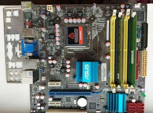 Материнская плата asus P5Q EM DO + 2 DDR2