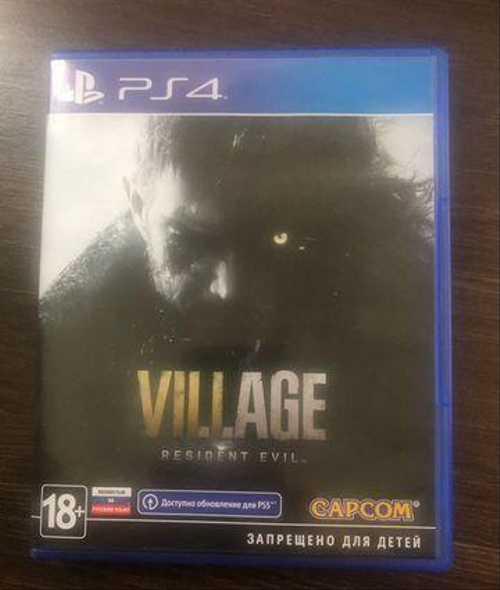 Игра Resident Evil Village PS4+Обновление для PS5