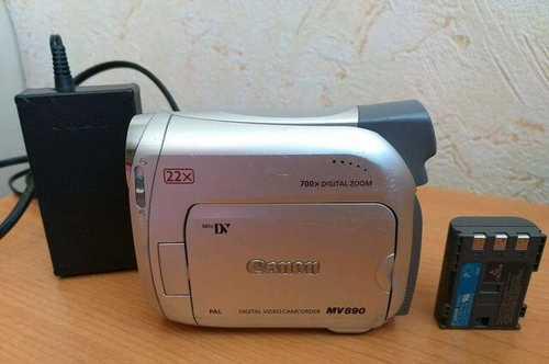 Авито видеокамера. Видеокамера Canon mv890. Mv890.