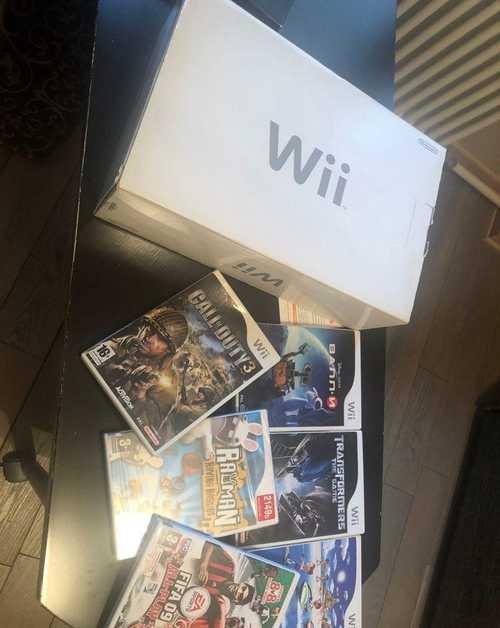 Nintendo Wii с играми