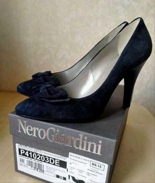 Туфли новые 38-37.5 nero giardini