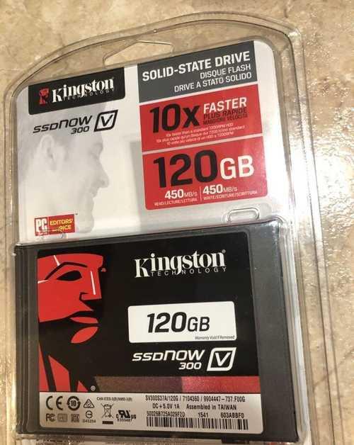 Новый Ssd Kingston 300v 120gb