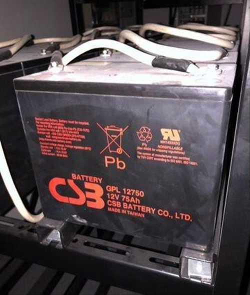Аккумулятор CSB GPL 12750 (12V / 75Ah)