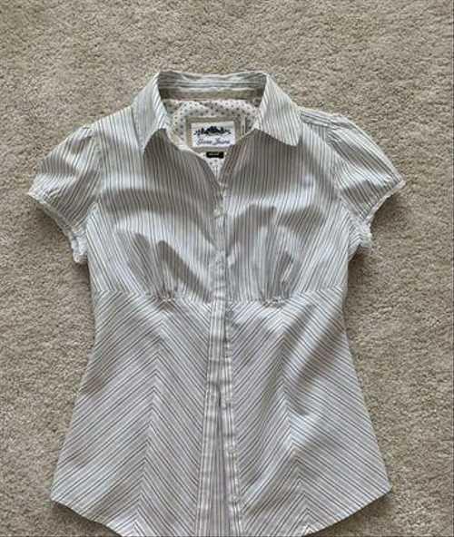 Guess Jeans блузка рубашка летняя stretch р. S