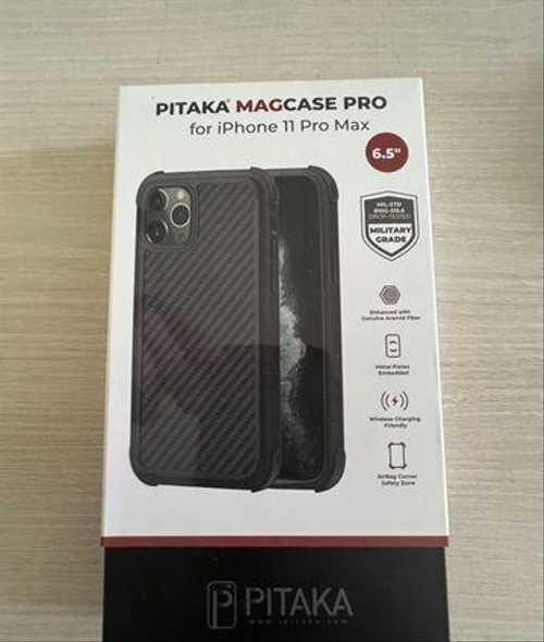 Чехол Pitaka для Apple iPhone 11 Pro Max, кевлар