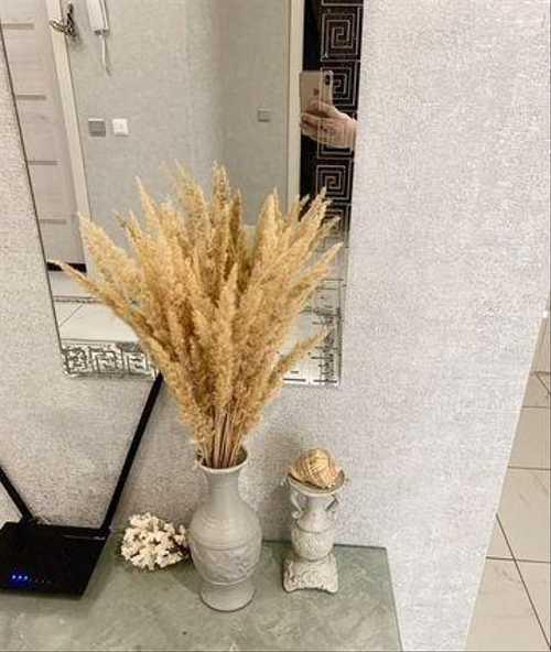 Стильная ваза с сухоцветами