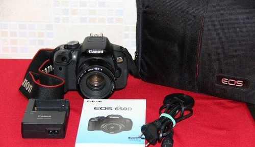 Canon 650D + объектив 50мм 1.8 ll