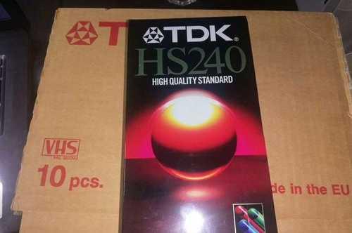 Видеокасеты TDK HS240