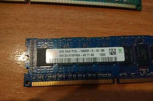 Серверная память DDR3 ECC Reg 4 Гб, 4 шт