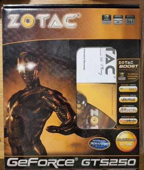 Видеокарта PCI-Ex 512Mb Zotac GTS250 ZT-20105-10P