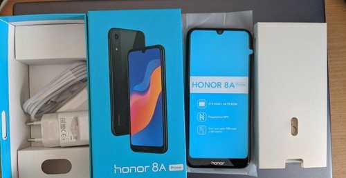 Новый honor 8A prime black 3/64
