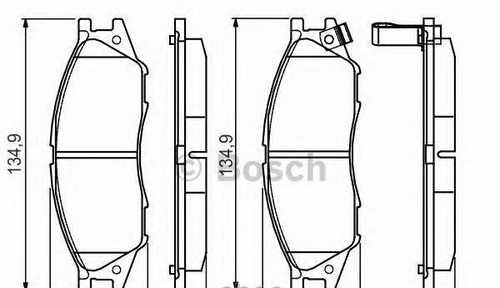 Колодки тормозные диск передние Almera N16 дорест