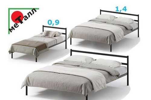 Кровать двухспальная и односпальная металлическая