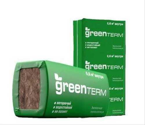 Теплоизоляция greenterm плита 50х610х1230мм (12м2)