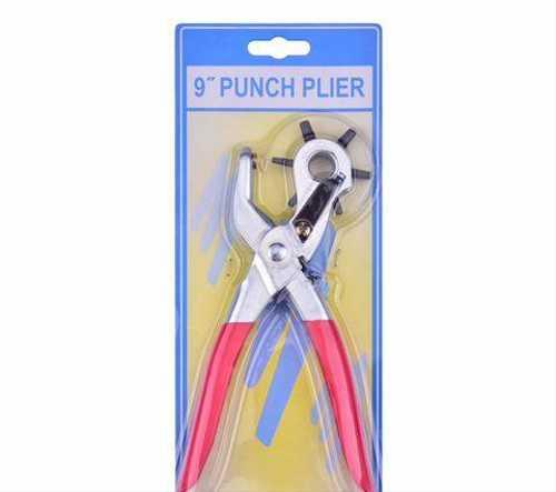 Пробойник для кожи с 6 насадками Punch Plier