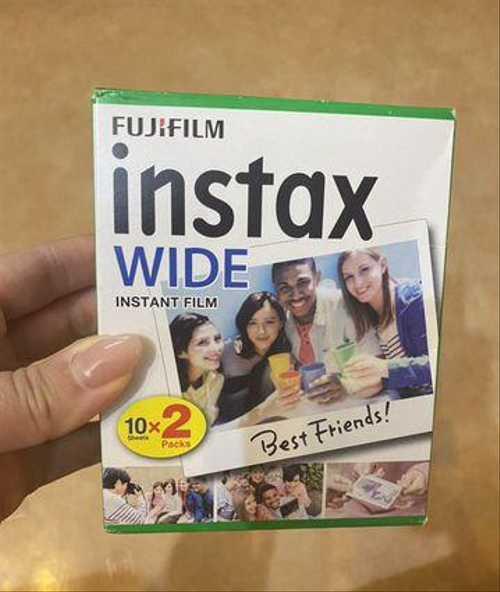 Instax wide инстакс вайд картриджи 20 шт