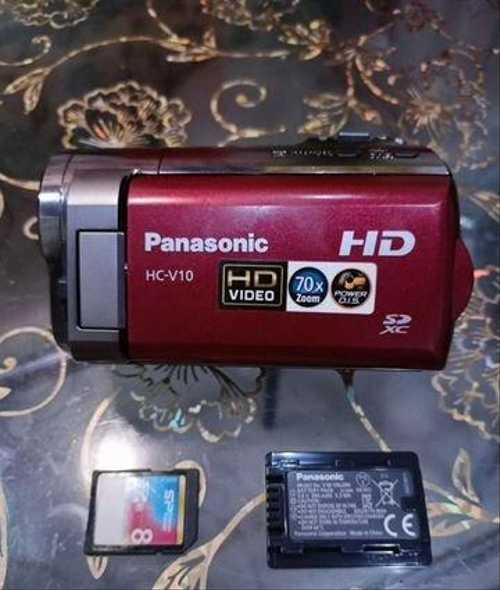 Видеокамера panasonic hc-v10