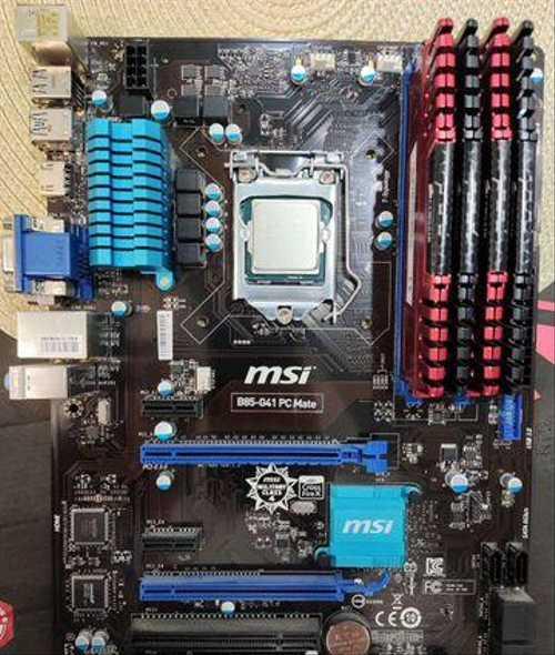 I5 4460 + MSI B85-G41 + 4x4 Gb Corsair Vengeance d