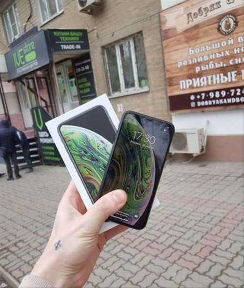 iPhone XS 64GB space gray (рст, год гарантии)