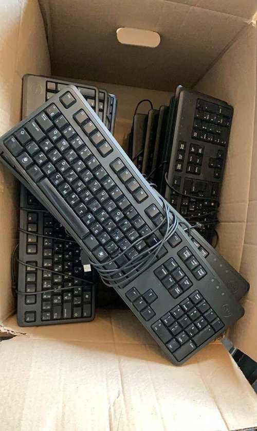 Dell клавиатуры и мышки USB 62 шт