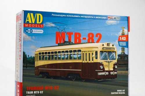 Сборная модель Трамвай мтв-82 1:43
