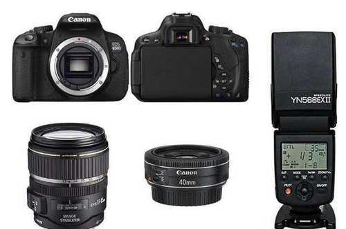 Фотоаппарат Canon 650D комплект