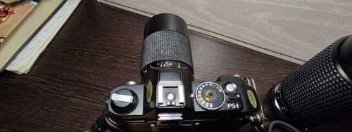 Зеркальный плёночный фотоаппарат konica fs-1