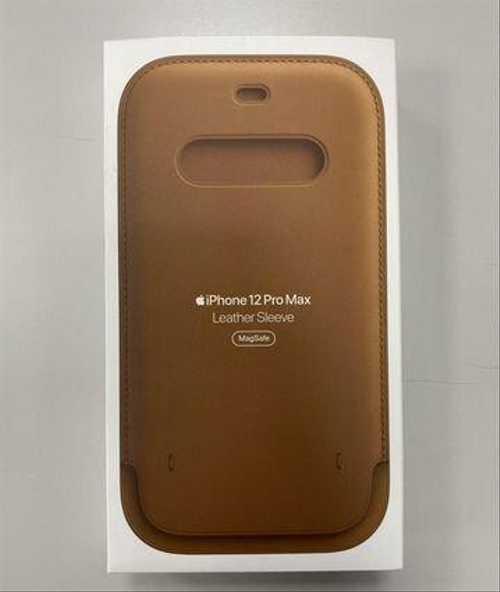 Кожаный чехол-конверт MagSafe iPhone 12 Pro max
