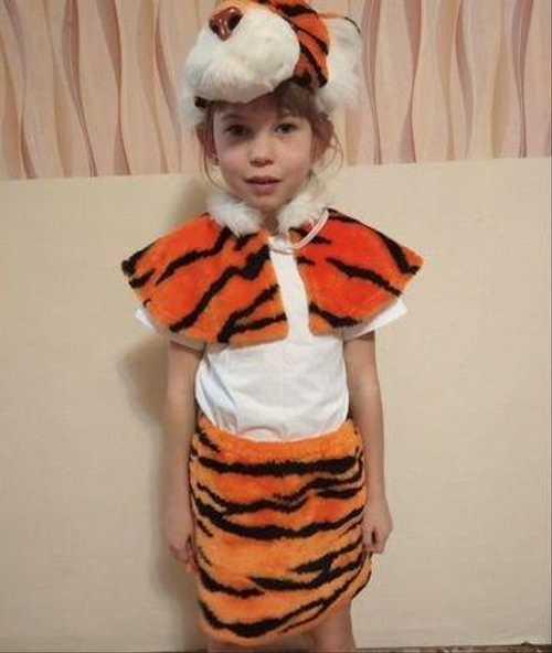 Карнавальный костюм детский "тигренок"