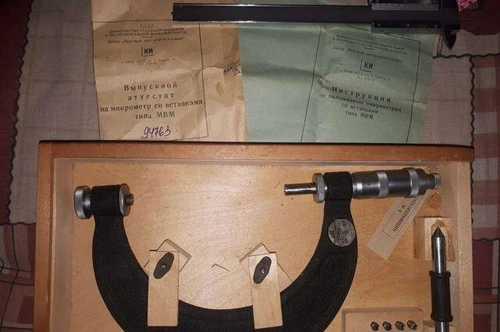 Микрометр резьбовой(мвм) 100-125мм