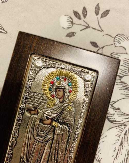 Икона Божей Матери Геронтисса (серебро) из Греции