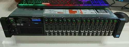 Сервер Dell PowerEdge R720, HDD16x900GB, озу16х16