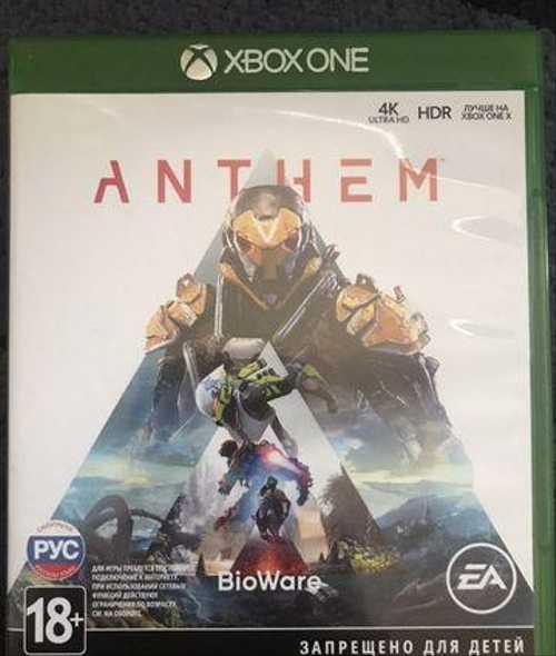 Игра anthem для Xbox one