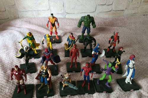 Фигурки Герои Marvel 3D 18 выпусков